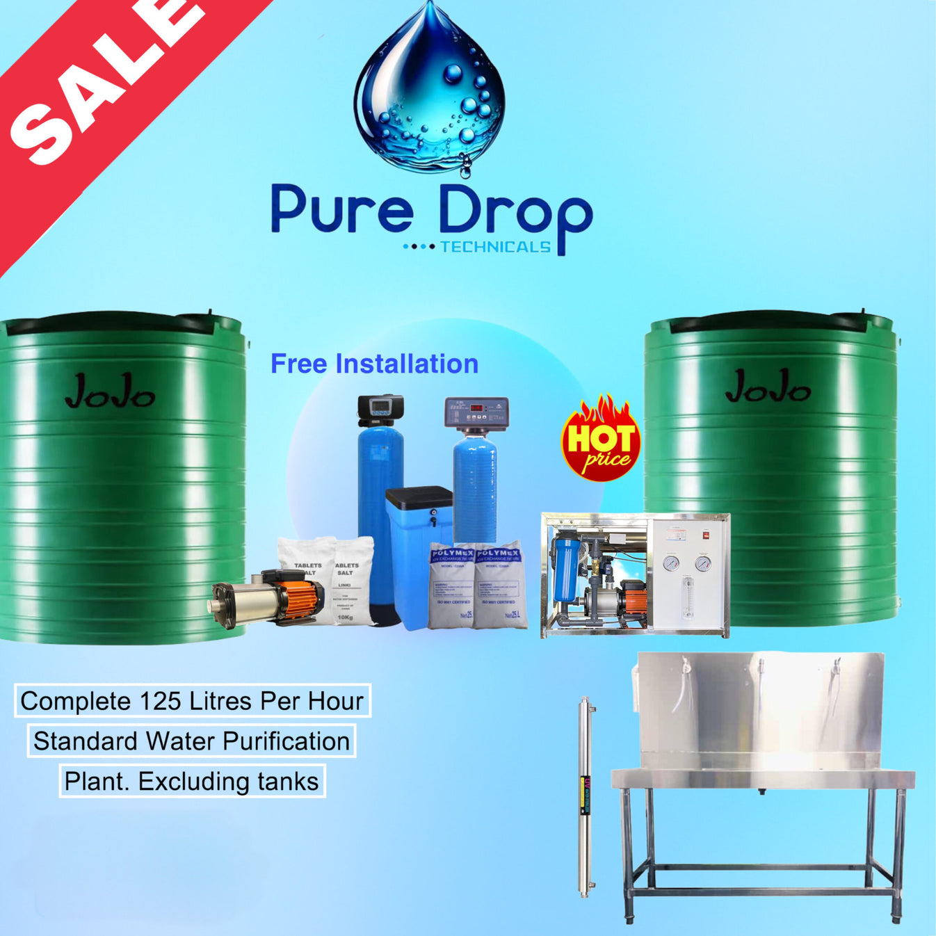 Water Shop Installation – Pure Drop Technicals