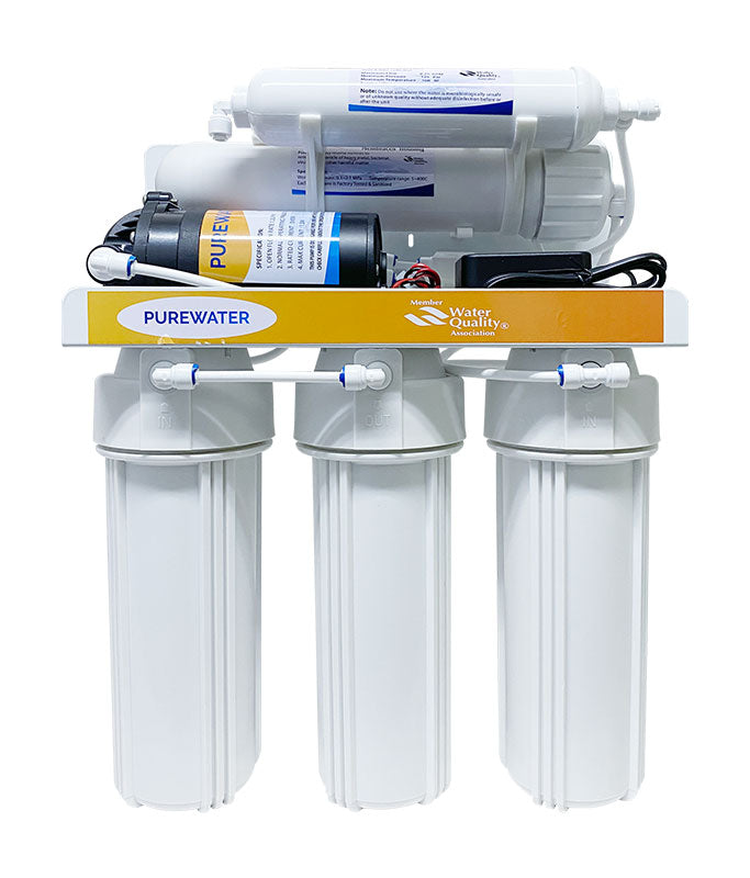75GPD Pure Water 5 Stage RO system with pump – Pure Drop Technicals